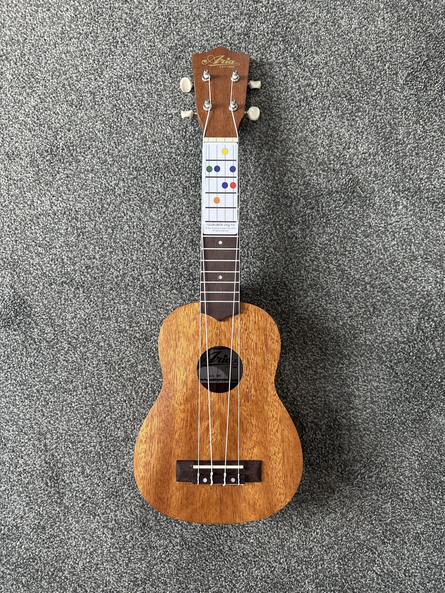 NZUT Coloured Dots System – New Zealand Ukulele Trust