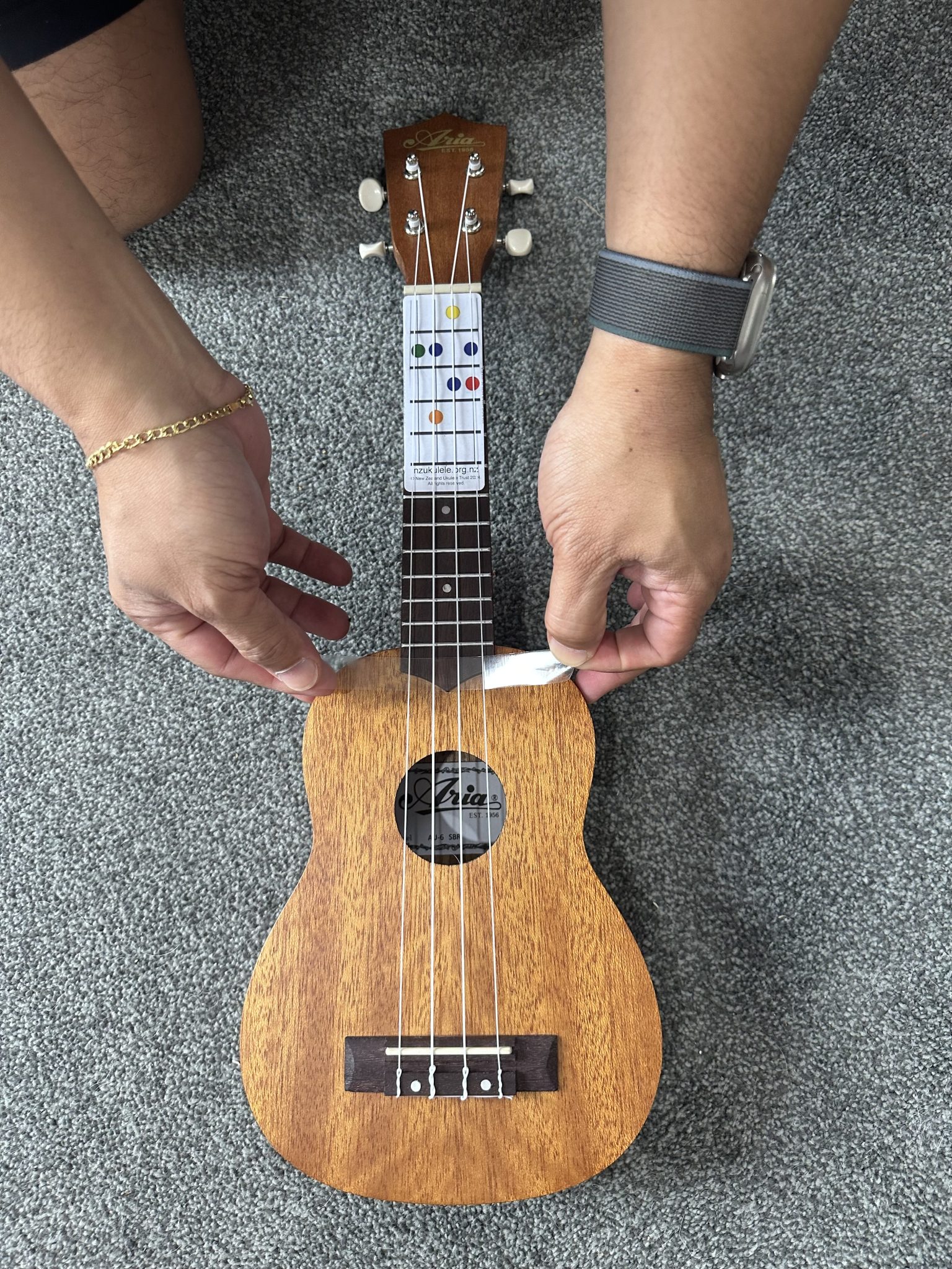 NZUT Coloured Dots System – New Zealand Ukulele Trust